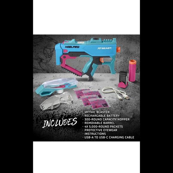 Games | New Nerf Pro Gelfire X Mrbeast Full Auto Blaster | Poshmark